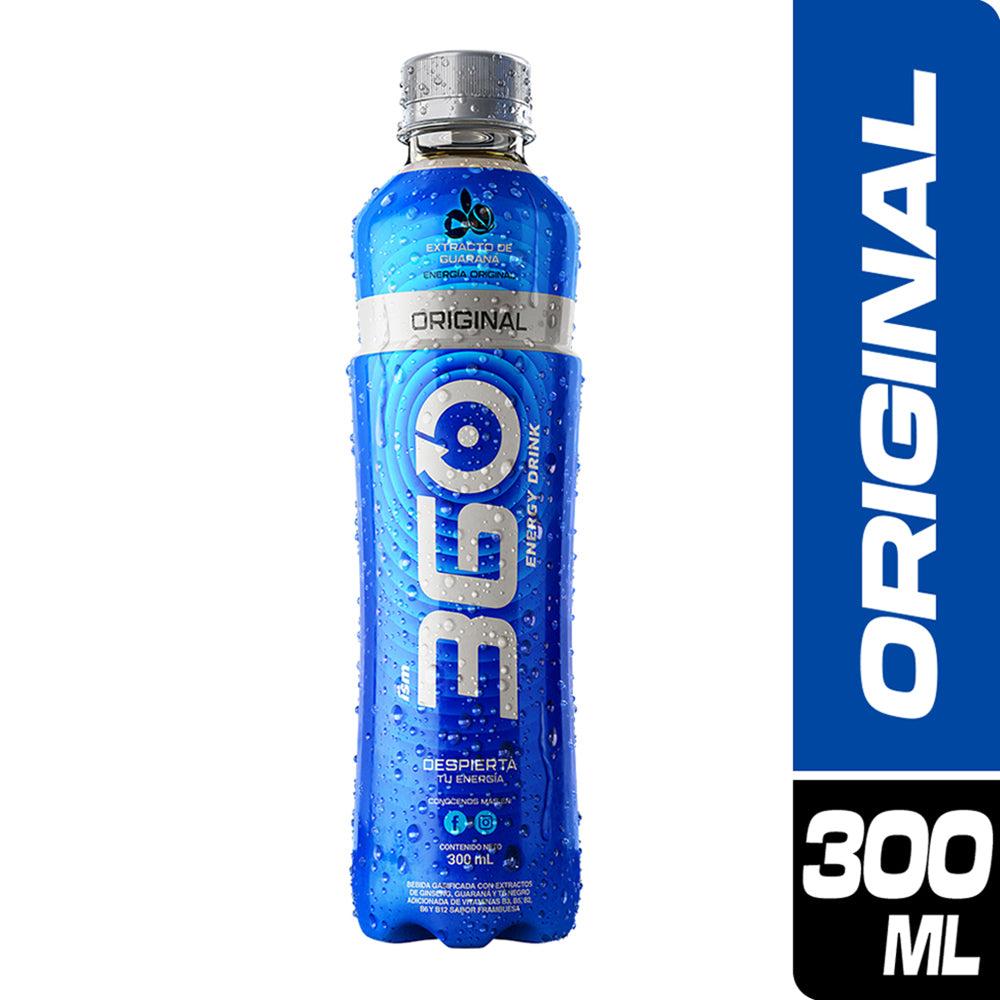 Bebida 360 Energy Drink Original botella 300 ml paquete 12 Un – Mi ...