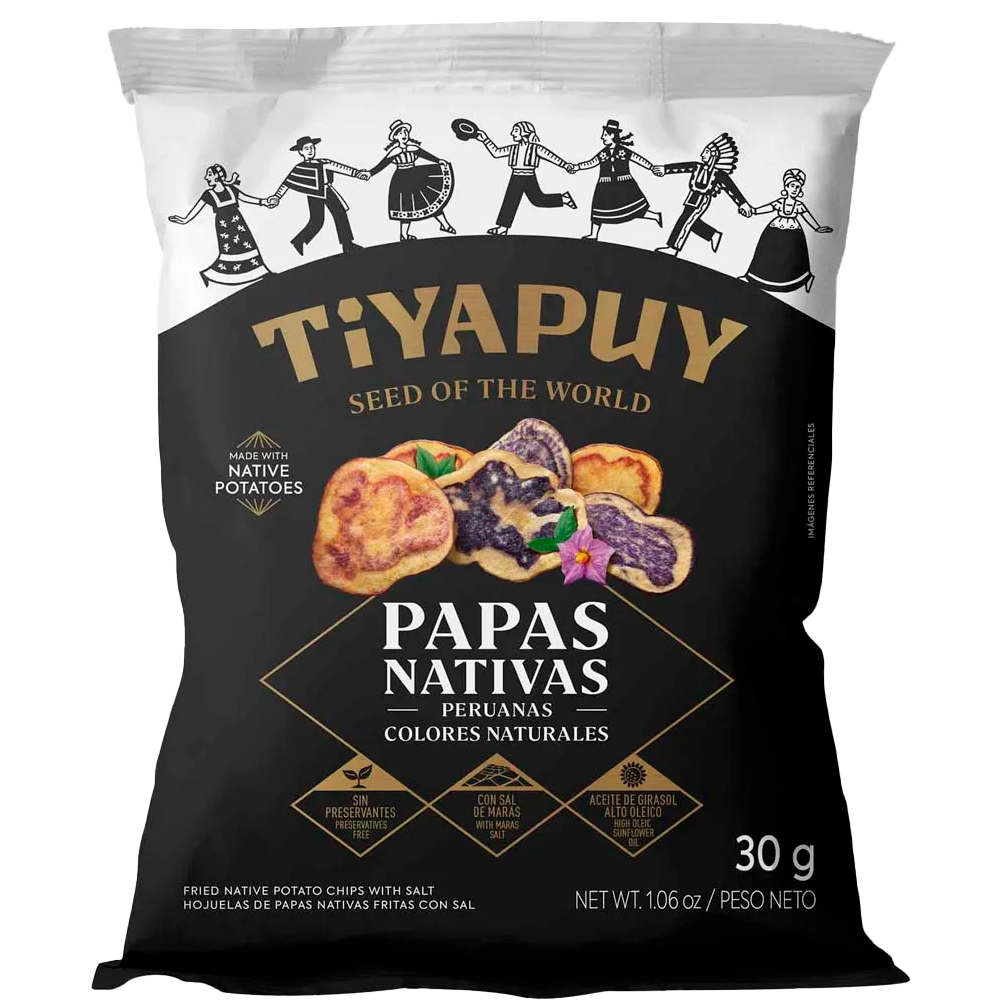 Papas Nativas Mixtas TIYAPUY 30gr Tira 6 un – Mi Tienda ISM
